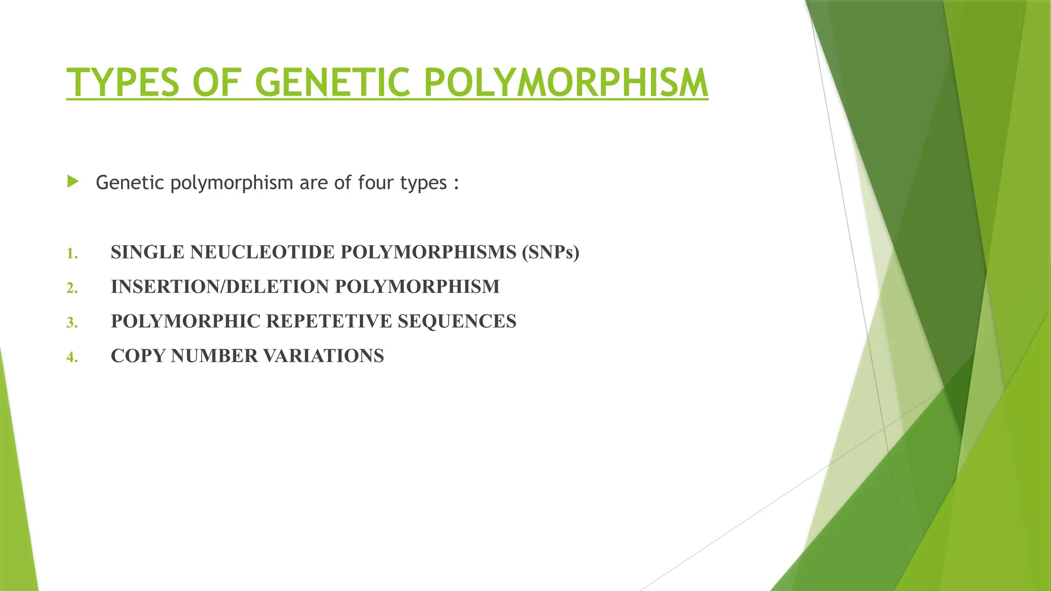 Polymorphism affecting drug metabolism.pptx