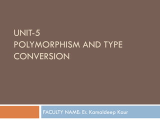Polymorphism and Type Conversion.pdf pot | PDF