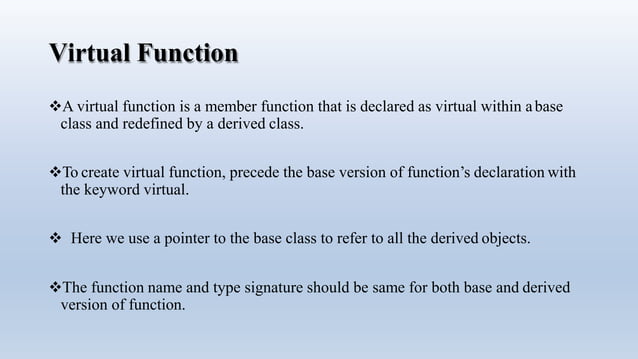 Polymorphism In c++ | PPTX | Programming Languages | Computing