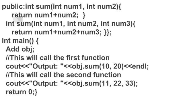 Polymorphism In C Pptx 8308