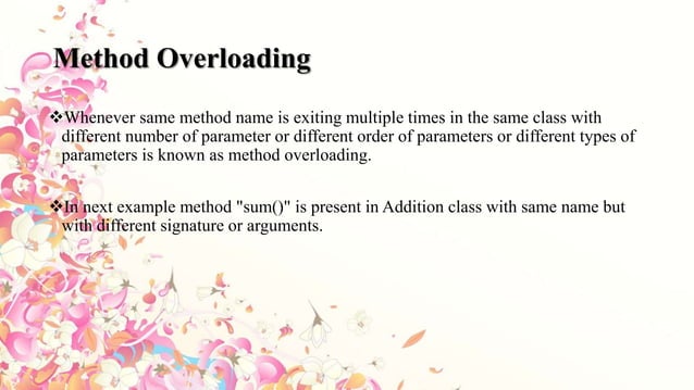 Polymorphism in c++(ppt) | PPTX | Programming Languages | Computing