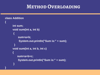 Polymorphism in Java | PPT
