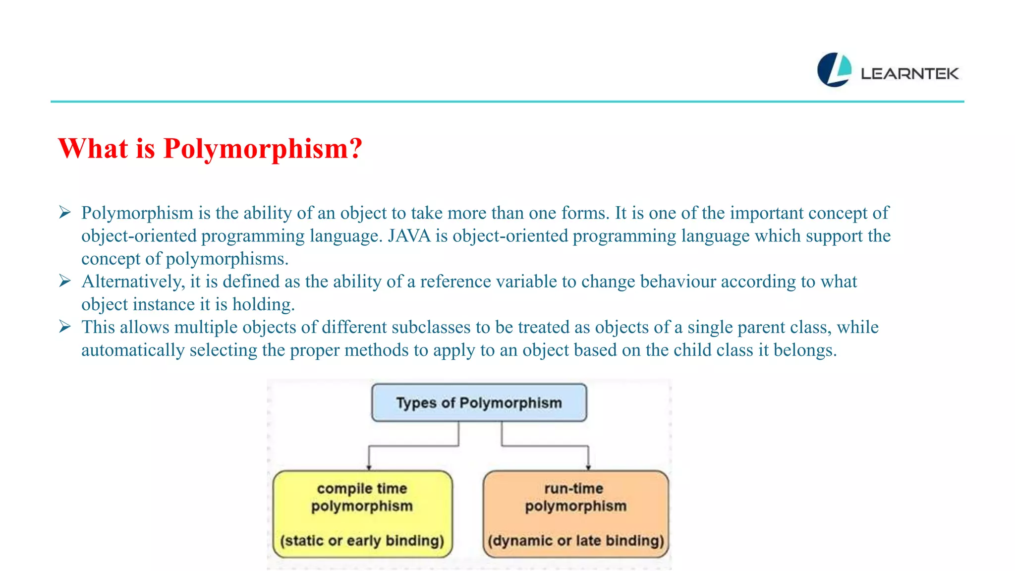 Polymorphism In Java Pptx Programming Languages Computing 8918
