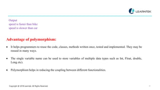 Polymorphism in java | PPTX