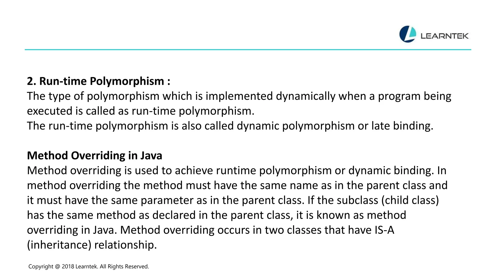 Polymorphism in java | PPTX