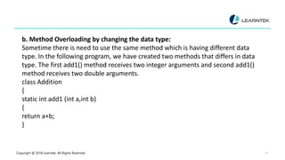Polymorphism in java | PPTX