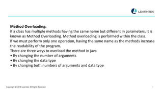 Polymorphism in java | PPTX