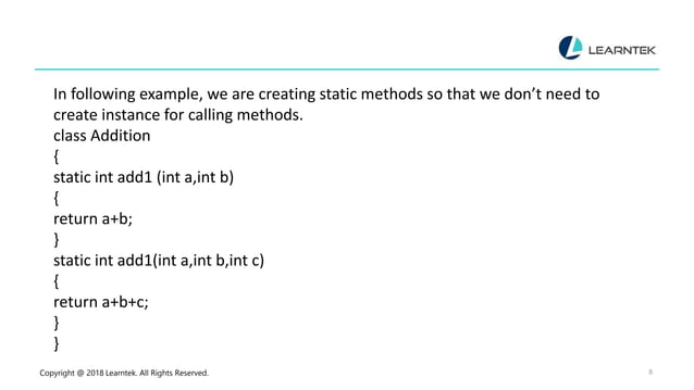 Polymorphism in java | PPTX