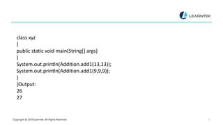 Polymorphism in java | PPTX