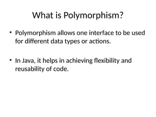 Basics of polymorphism underlying hhhhhhh | PPT