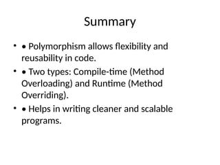 Basics of polymorphism underlying hhhhhhh | PPT