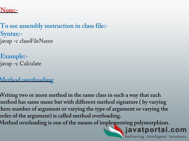 Polymorphism In Java Method Overloading And Method Overriding Ppt