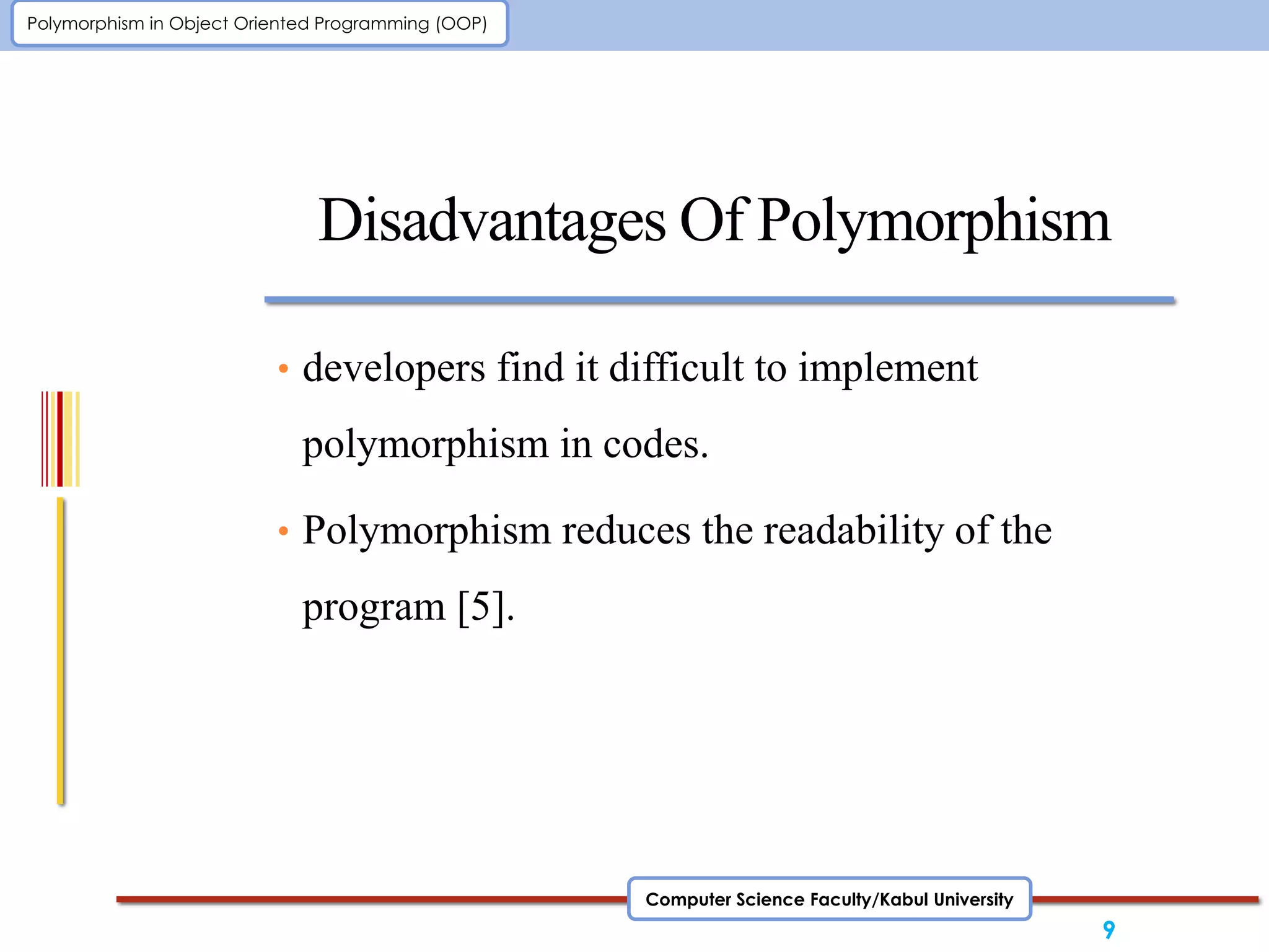 Polymorphism in oop | PPT Polymorphism in oop | PPT