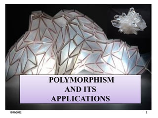 Polymorphism in Pharmaceuticals | PDF