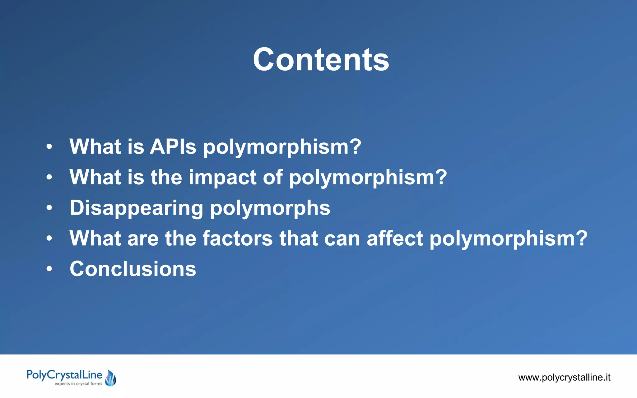 Polymorphism: opportunity or problem? | PDF