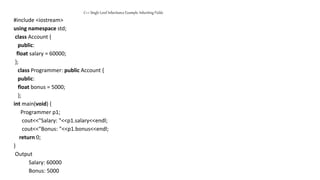 Polymorphism & inheritence ppt | PPTX