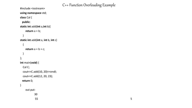 Polymorphism And Inheritence Ppt Ppt 8143