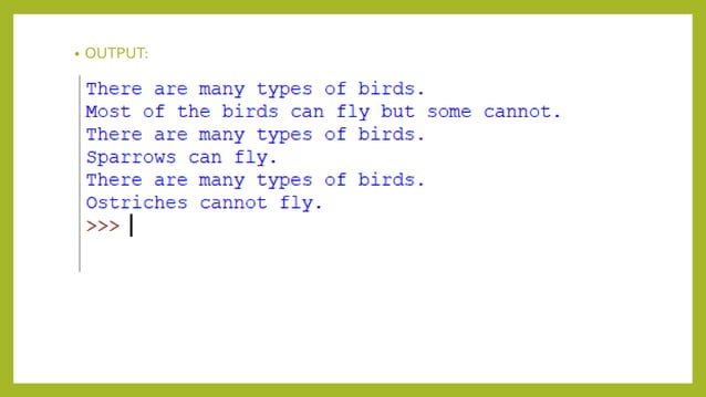 Polymorphism in Python | PPTX | Programming Languages | Computing