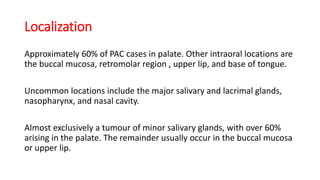 Polymorphous adenocarcinoma (Doctor Faris Alabeedi MSc, MMedSc, PgDip ...