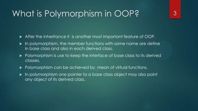 polymorphism | PPTX