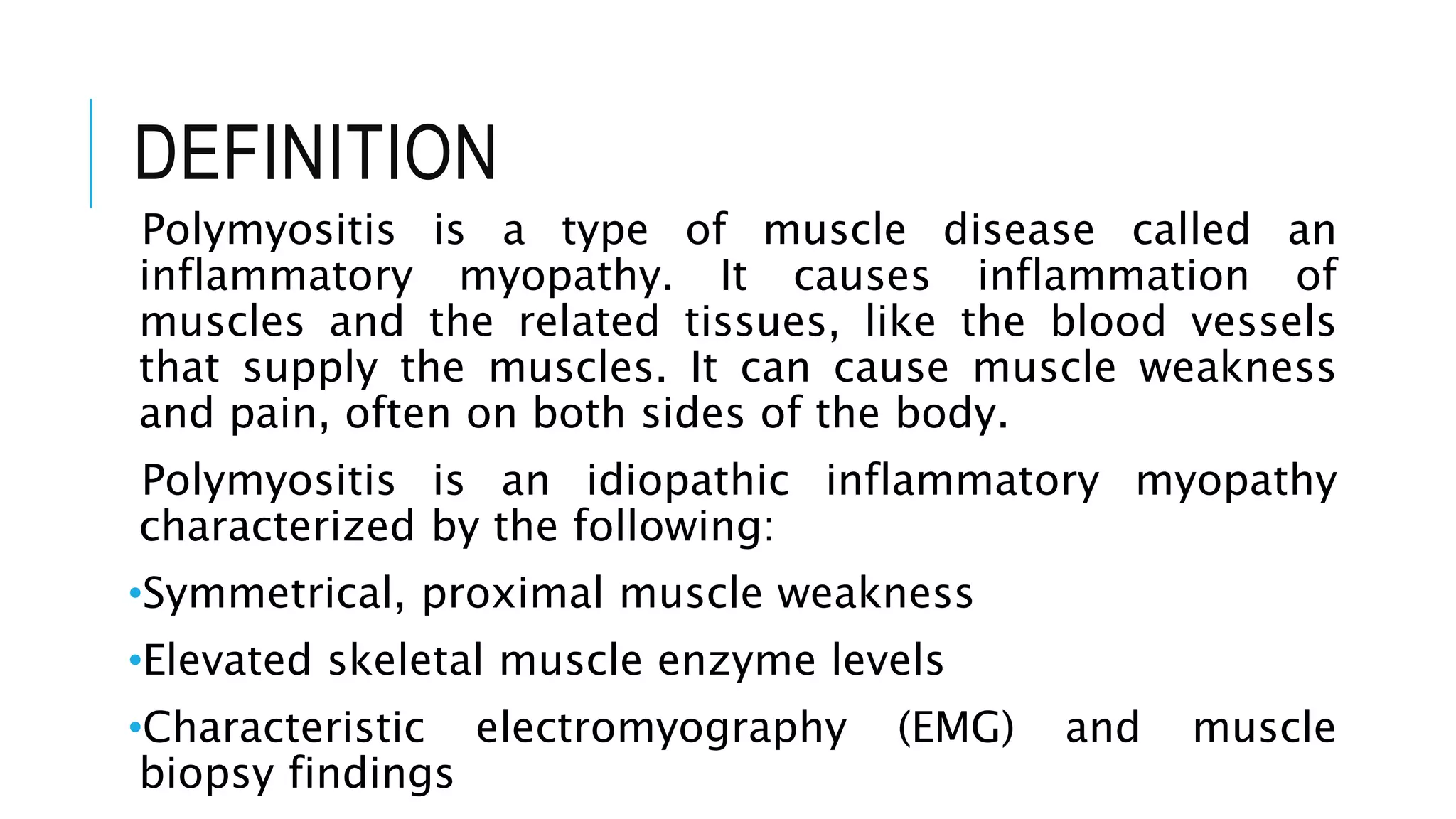 Polymyositis | PPTX