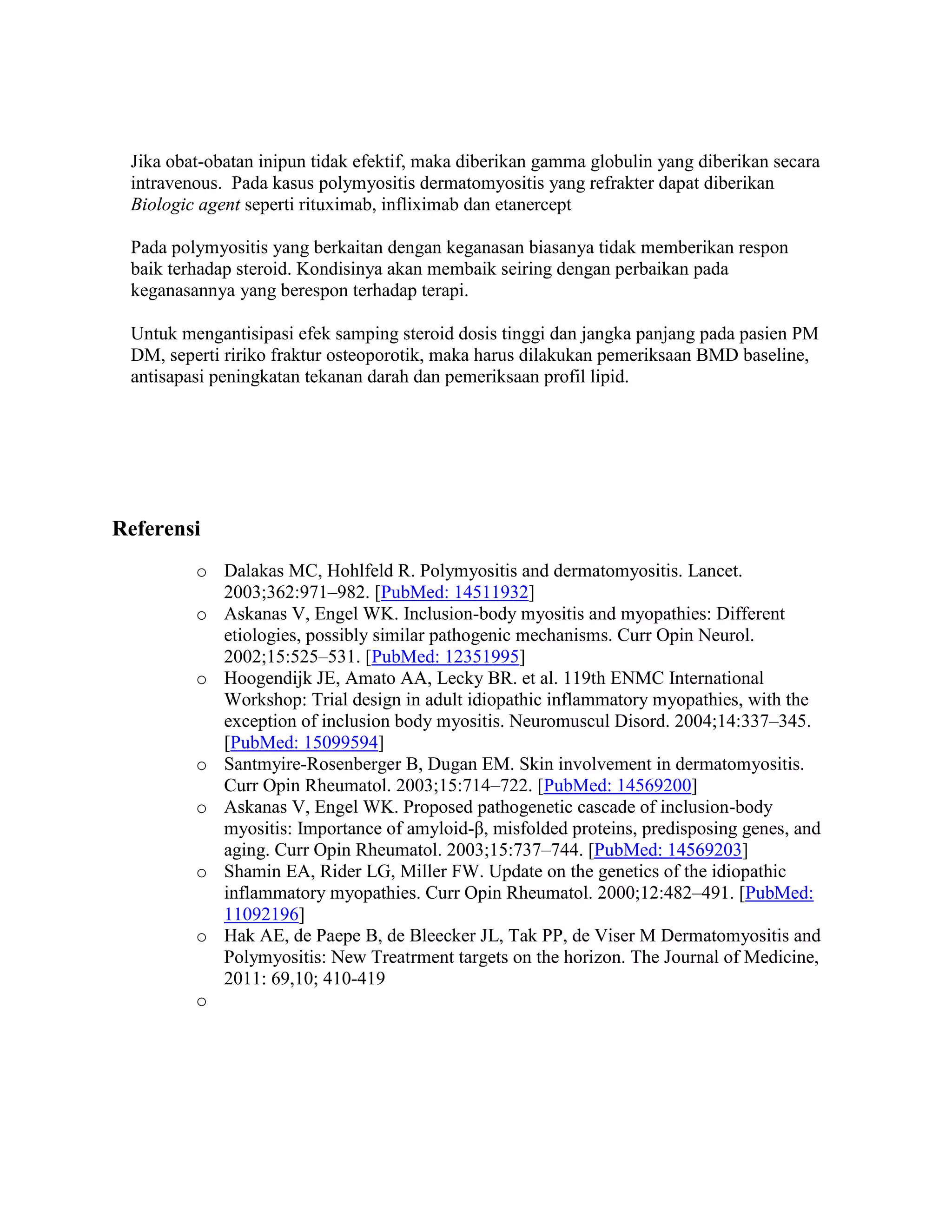 Polymyositis dan dermatomyositis | DOCX