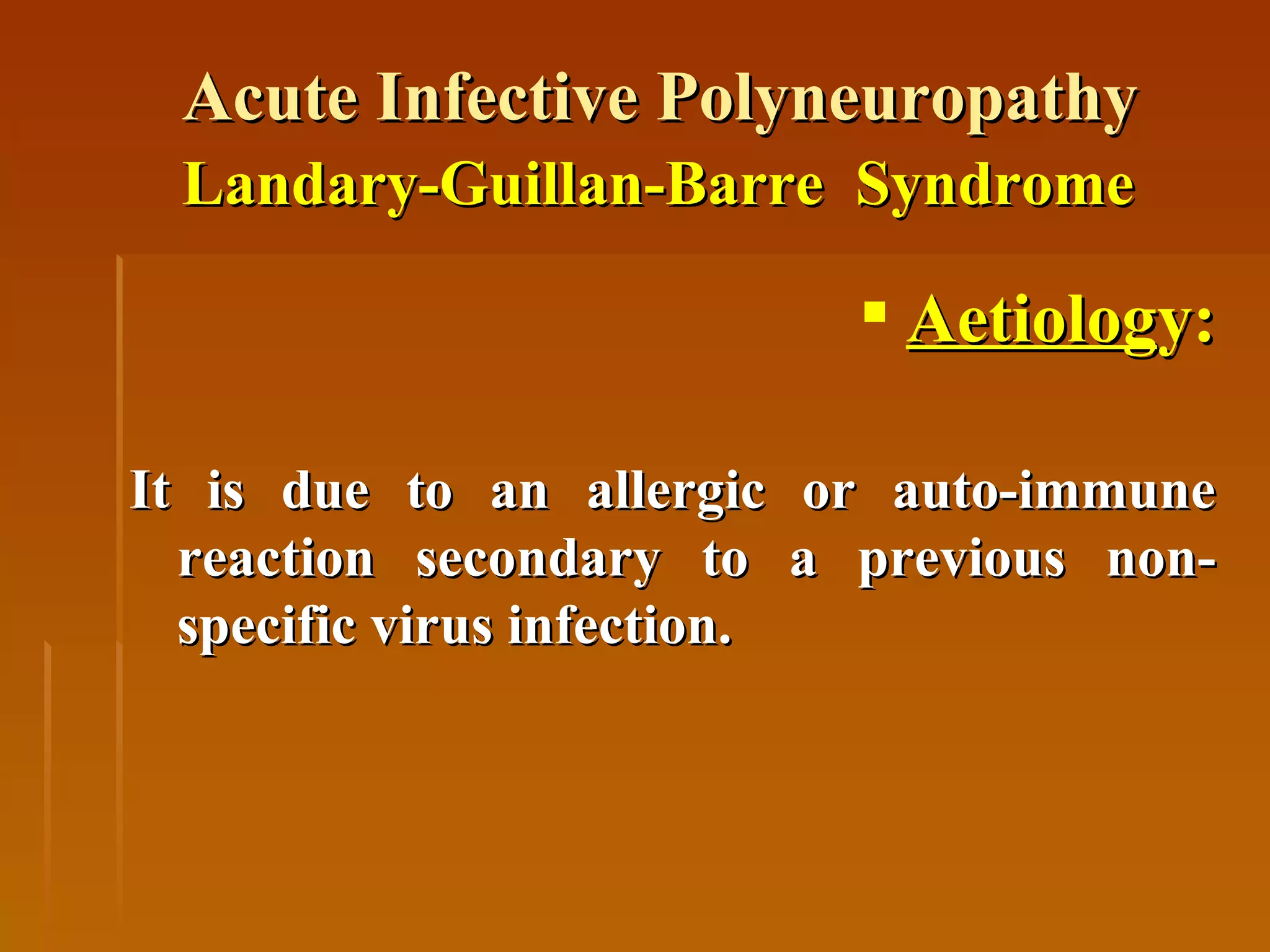 Polyneuropathy | PPT