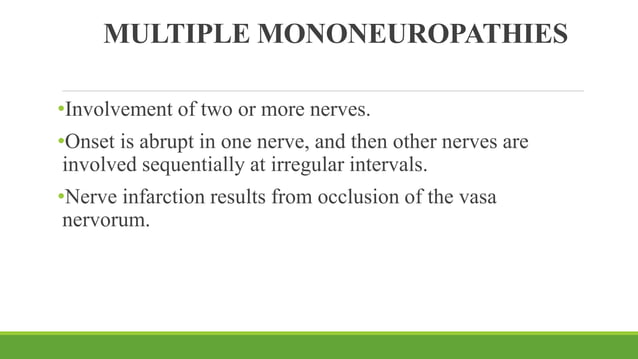 POLYNEUROPATHY.pptx | Brain and Nervous System Disorders | Diseases and ...