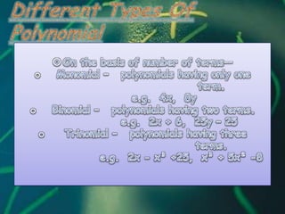 Polynomials | PPT