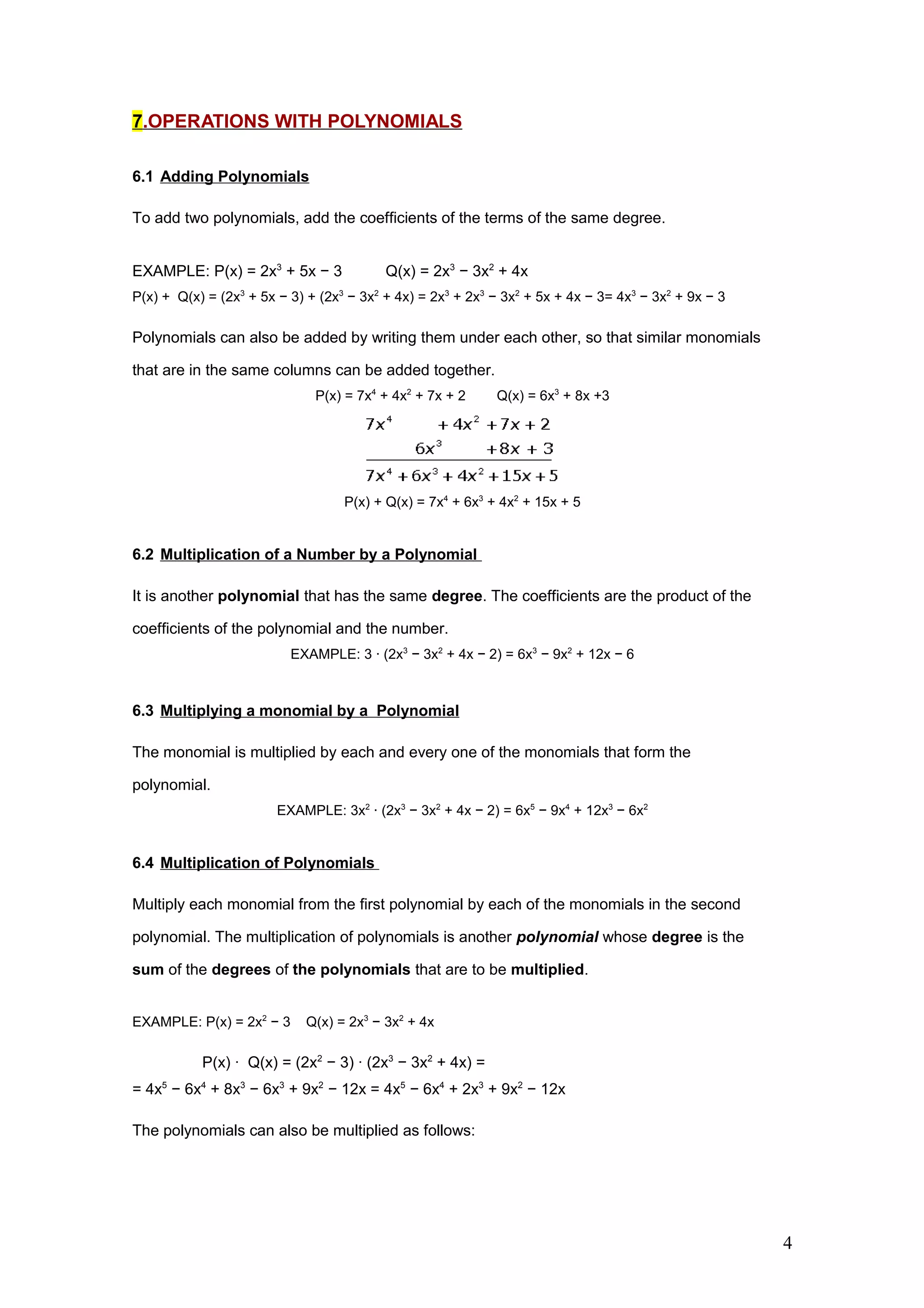 Polynomial | PDF