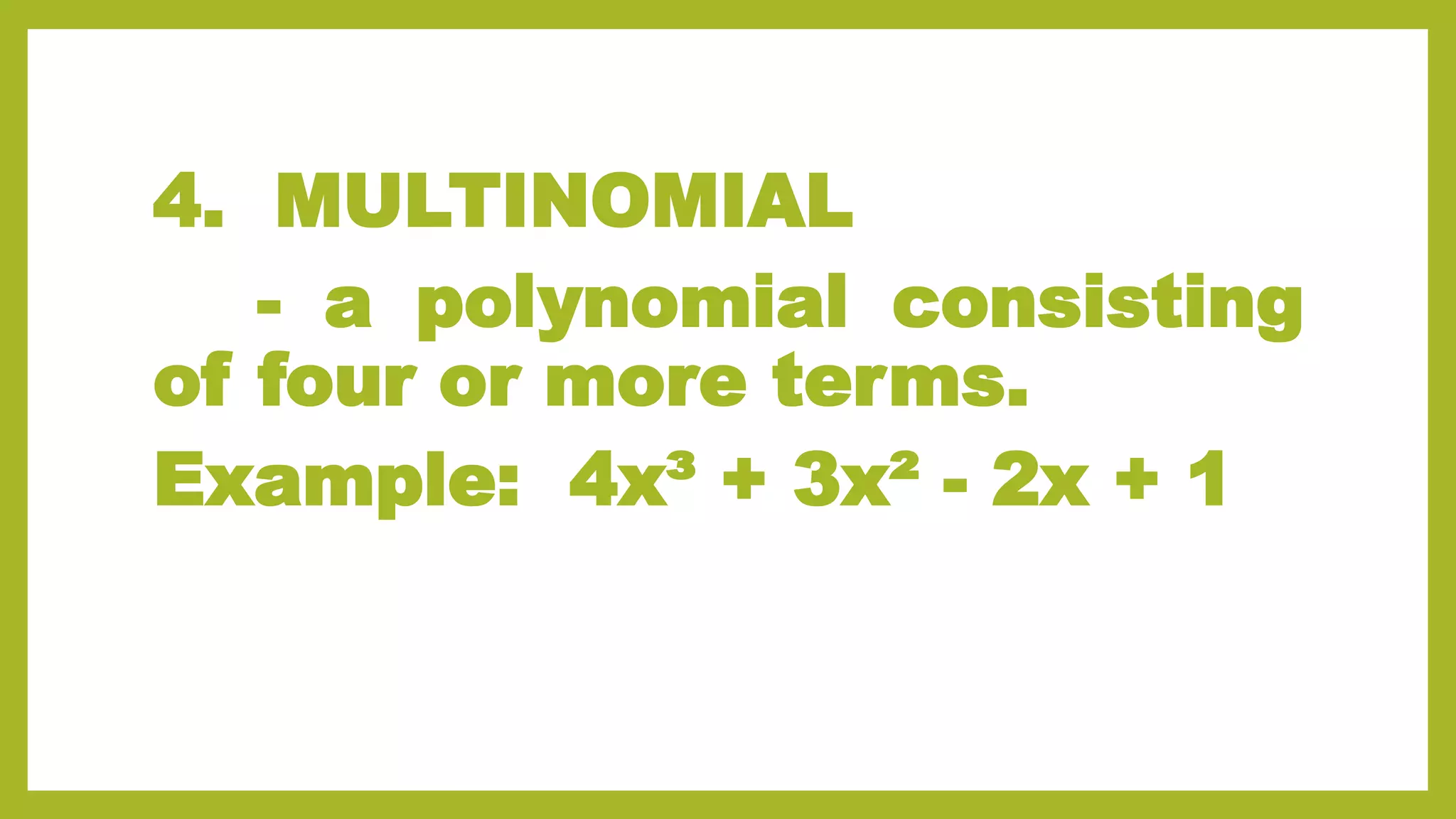 Polynomial | PPT