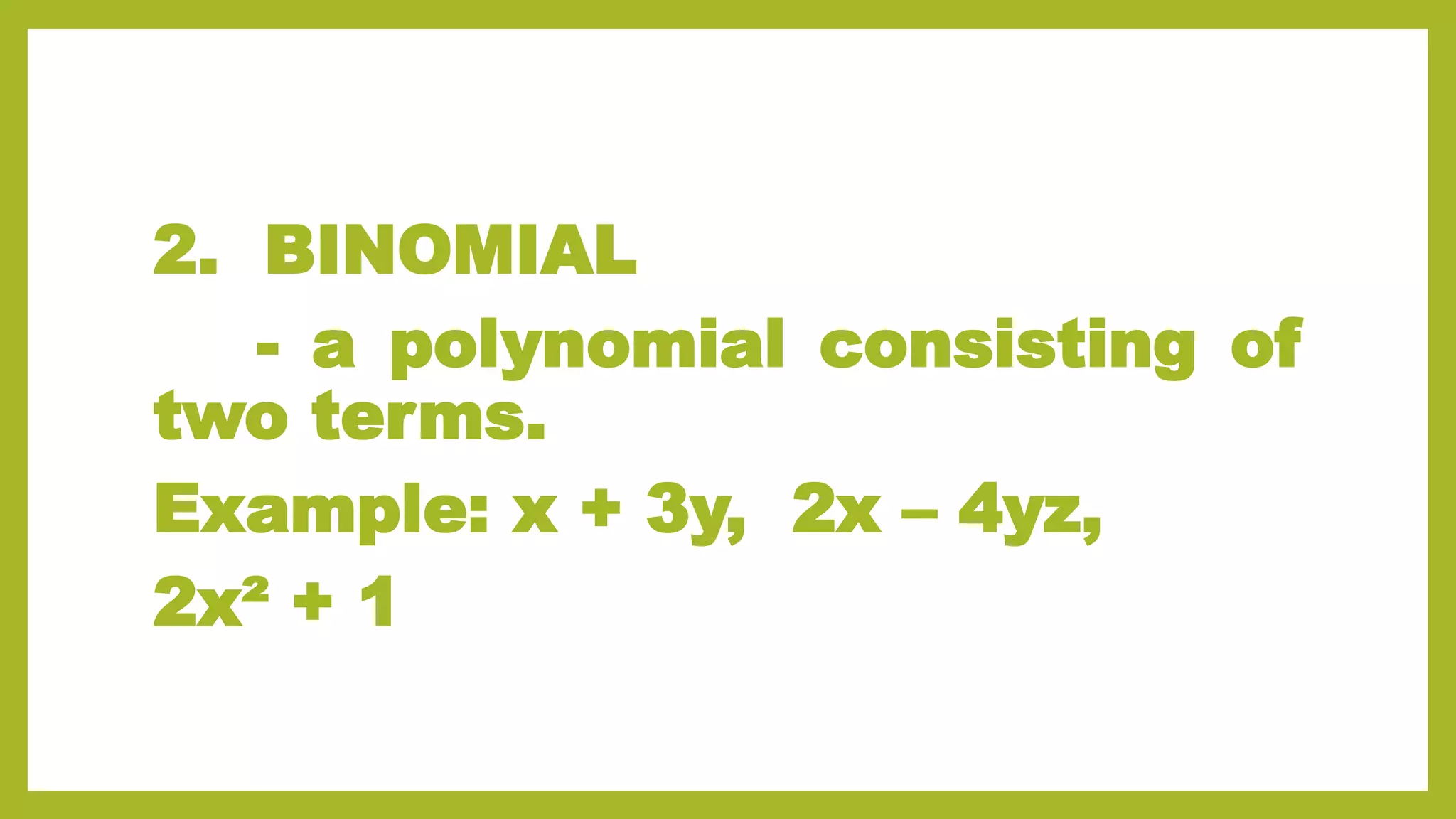Polynomial | PPT