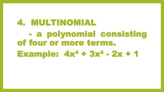 Polynomial | PPT