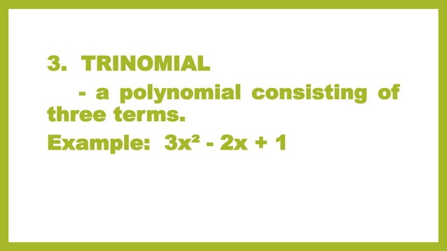 Polynomial | PPT