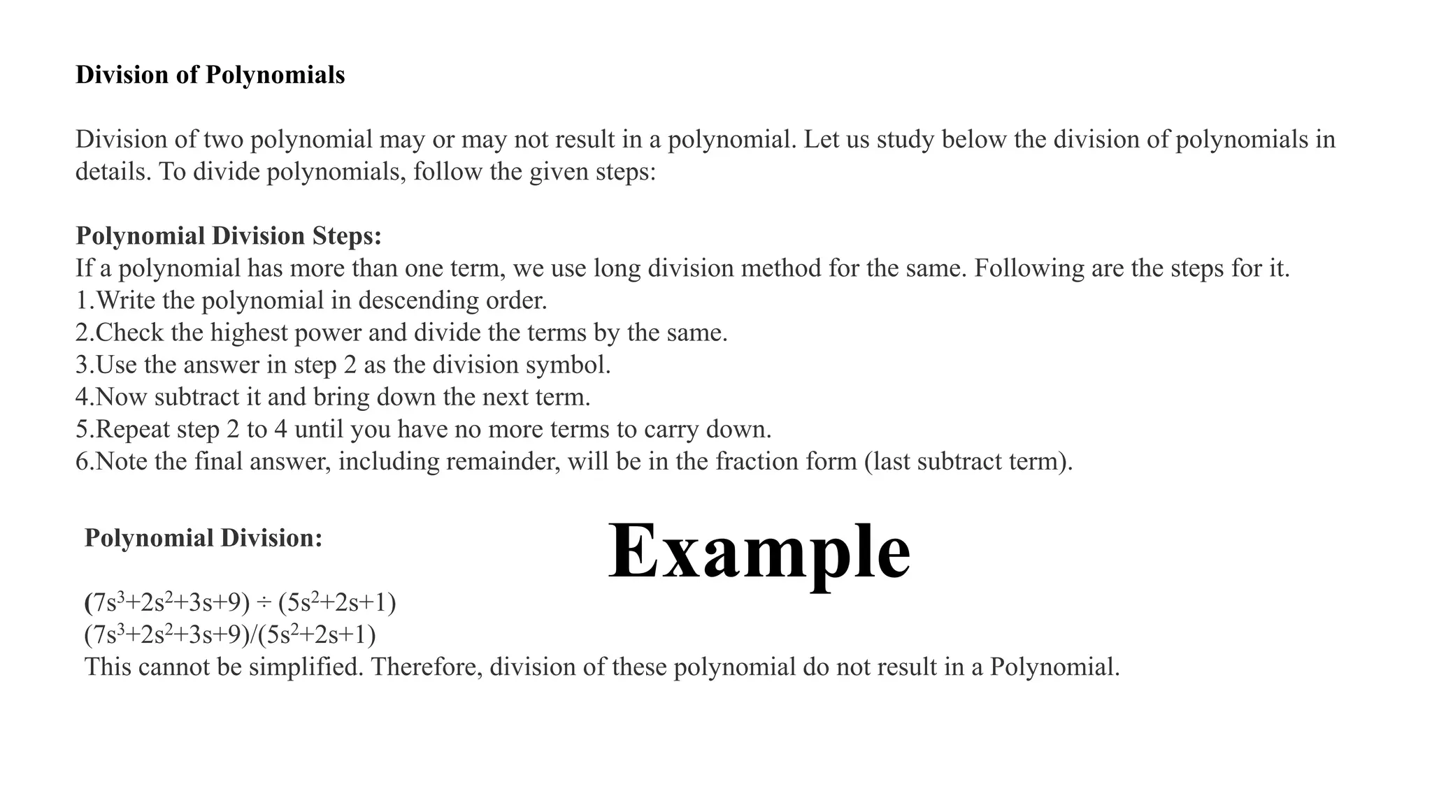 Polynomial | PPT