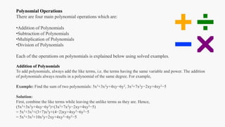 Polynomial | PPTX