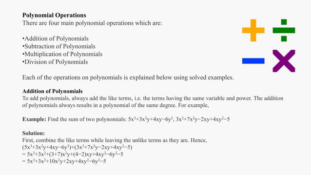 Polynomial | PPT