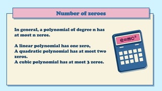 Polynomial PowerPoint Presentation for CBSE | PPT