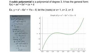 Basic Polynomials and and basic calculus 1 | PPT
