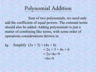 Polynomial kavi ppt | PPTX | Physics | Science