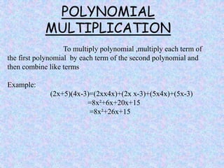 Polynomial kavi ppt | PPTX | Physics | Science