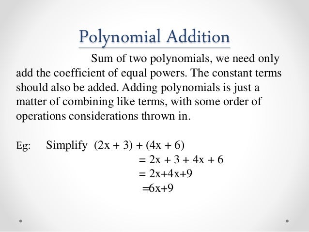 Polynomial -ppt