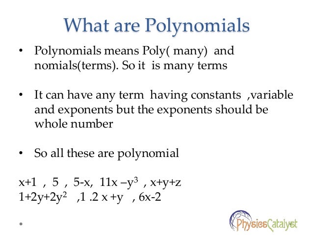 What Is A Polynomial Shape
