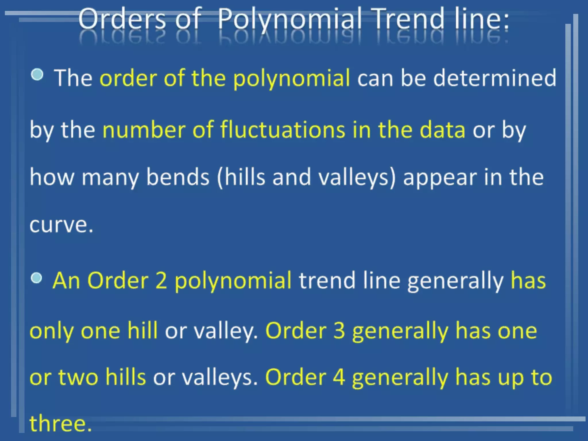 Polynomial Trend ; statistics for Economics | PPTX