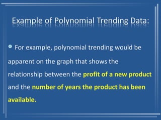 Polynomial Trend ; statistics for Economics | PPTX