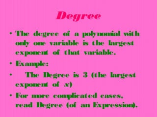 Polynomial | PPT