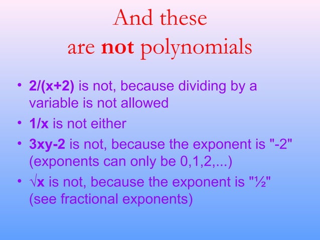 Polynomial | PPT