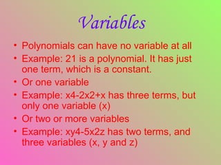 Polynomial | PPT
