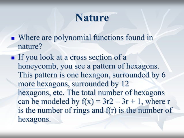 Polynomial Function by Desirae & | PPT
