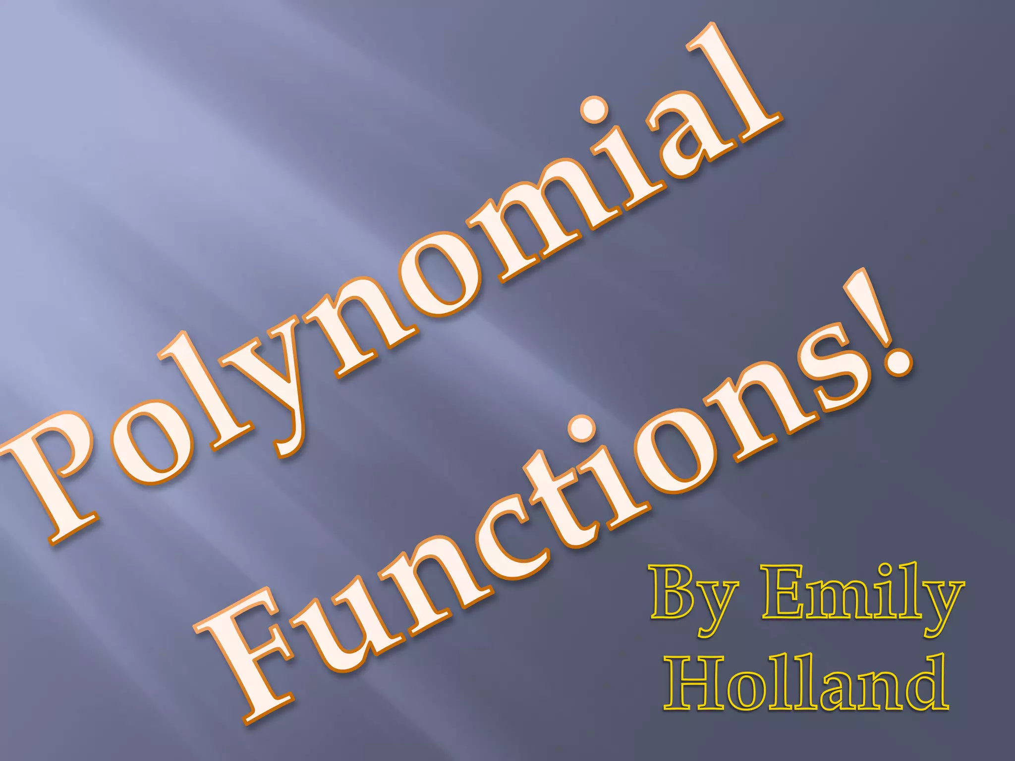 Polynomial functions | PDF